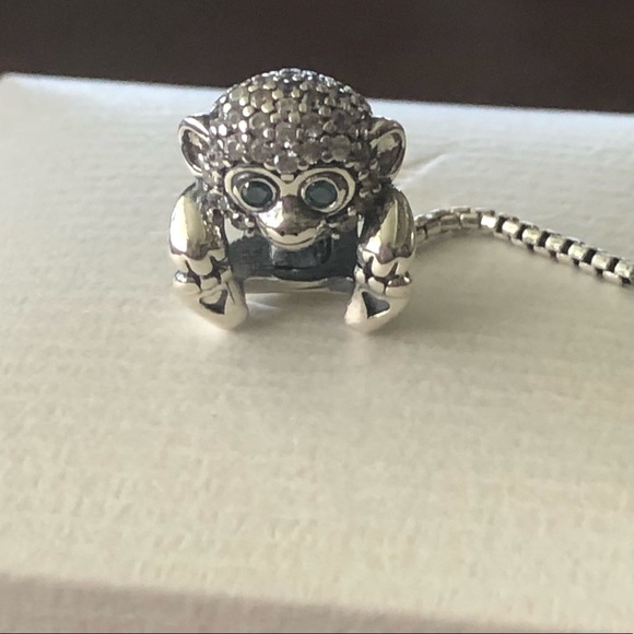 Pandora | Jewelry | Pandora Sparkling Monkey Charm | Poshmark